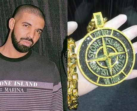 Drake's Stone Island Chain - Bling Kings 2017 - The 7 Most Outrageously ...